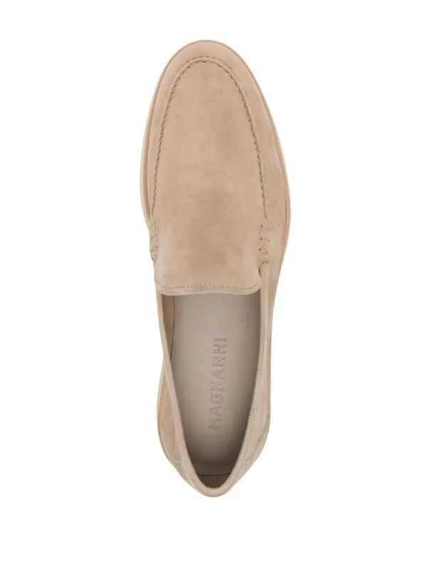 Magnanni Lourenco Suede Loafers - Neutrals