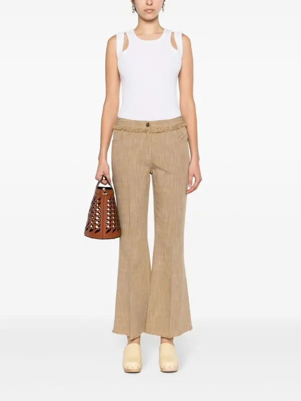 Etro Flared Cropped Trousers