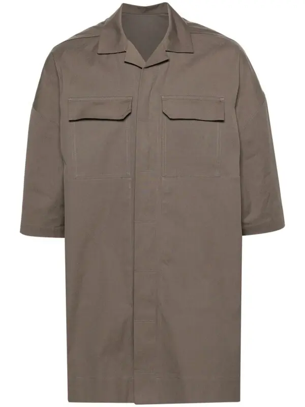 Rick Owens Magnum Tommy Cotton Shirt - Grey