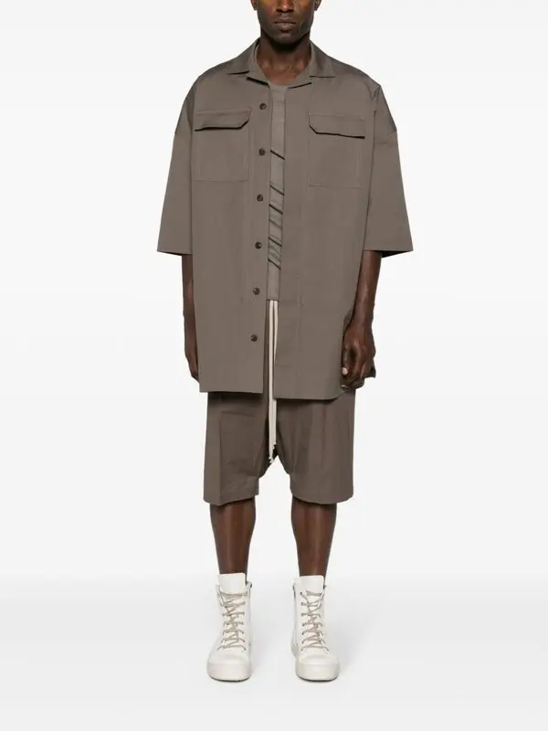 Rick Owens Magnum Tommy Cotton Shirt - Grey