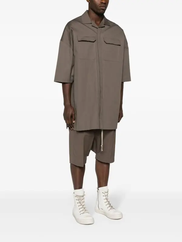 Rick Owens Magnum Tommy Cotton Shirt - Grey