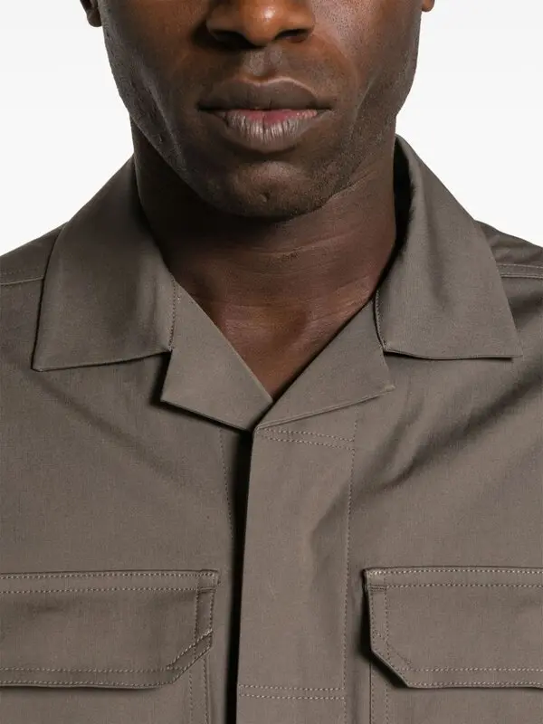 Rick Owens Magnum Tommy Cotton Shirt - Grey