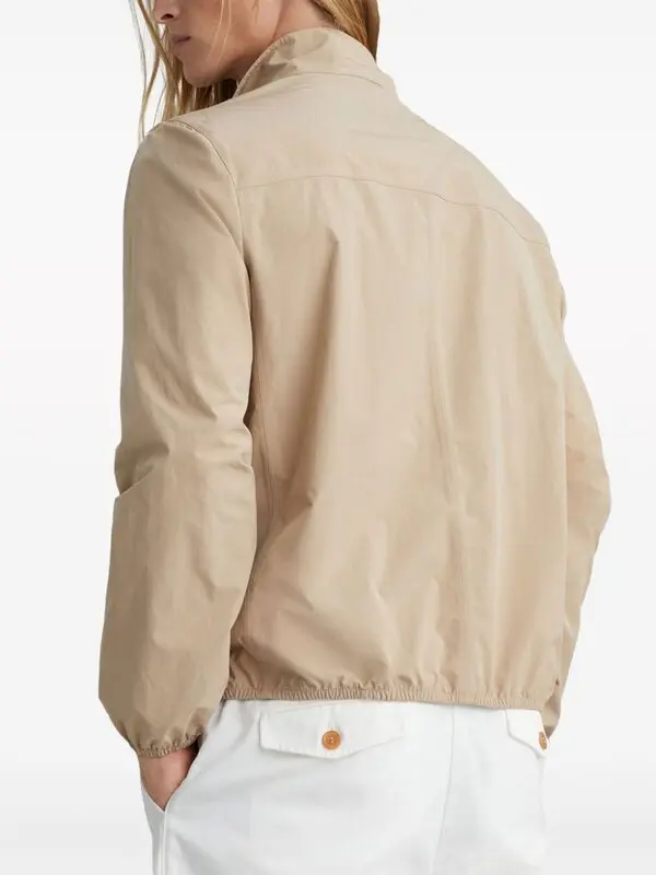 Brunello Cucinelli Zip-fastening Windbreaker Jacket - Neutrals