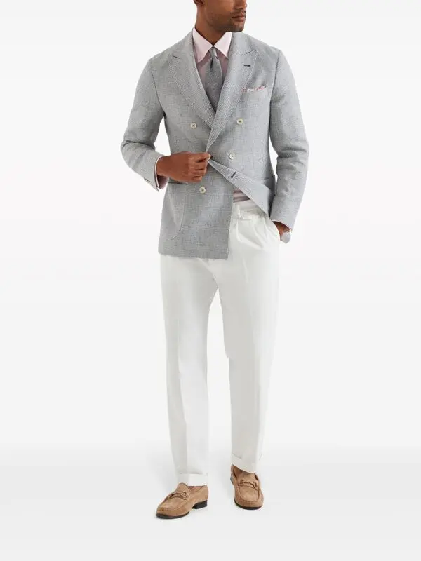 Brunello Cucinelli Cotton Button-down Collar Shirt - Pink