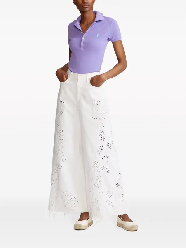 Polo Ralph Lauren Stretch-cotton Polo - Purple