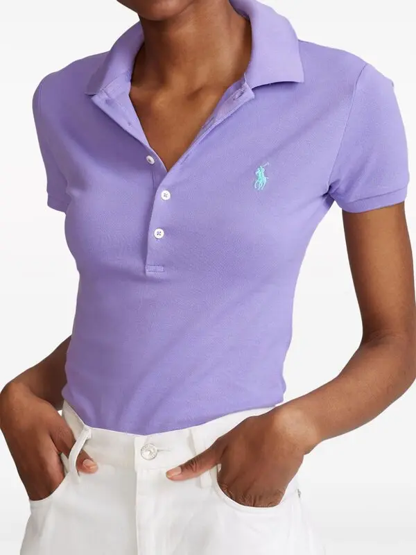 Polo Ralph Lauren Stretch-cotton Polo - Purple