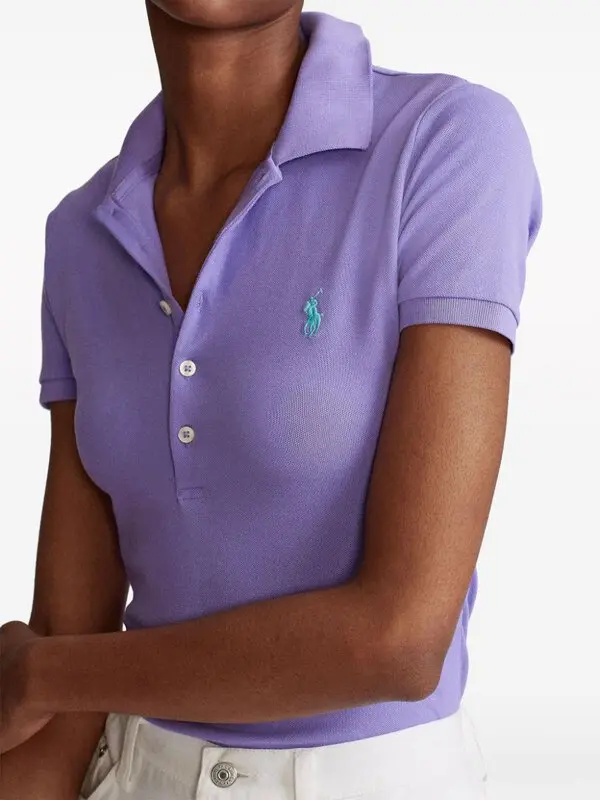 Polo Ralph Lauren Stretch-cotton Polo - Purple