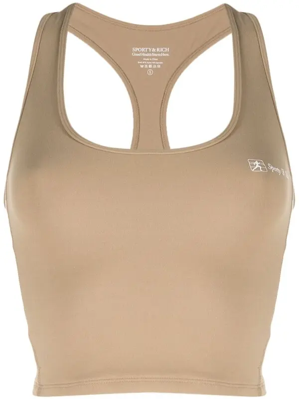 SPORTY & RICH Runner Script Sports Tank Top