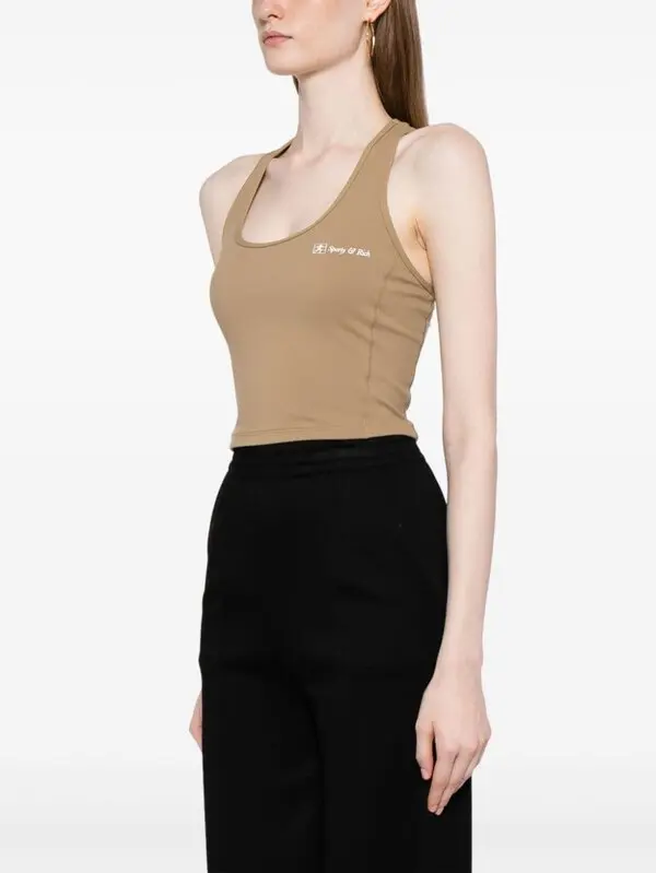 SPORTY & RICH Runner Script Sports Tank Top