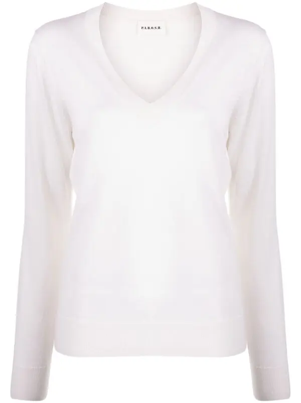 P.a.r.o.s.h V-neck Fine-knit Jumper