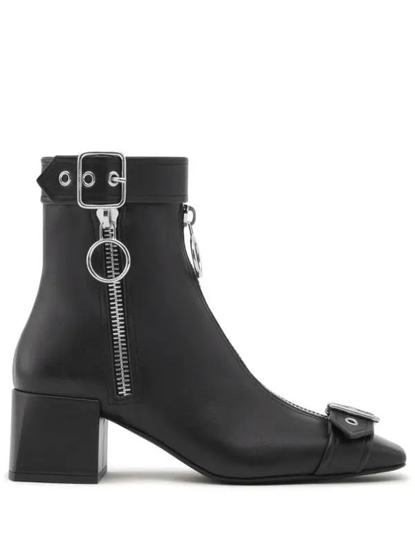 COURREGES Gogo Leather Ankle Boots