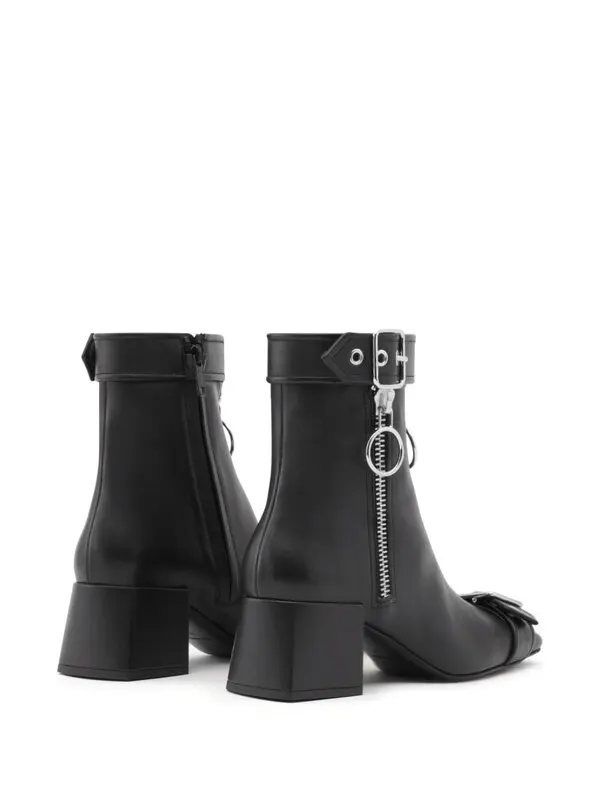 COURREGES Gogo Leather Ankle Boots