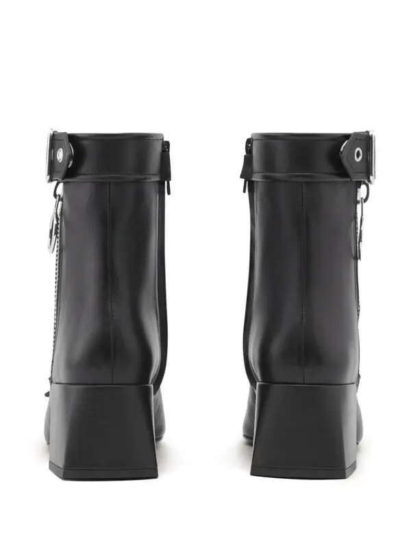 COURREGES Gogo Leather Ankle Boots