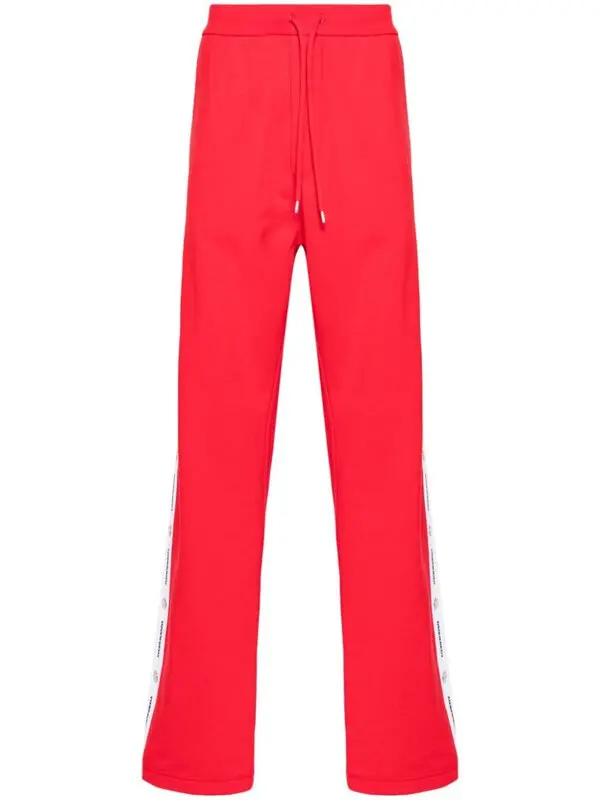 Dsquared2 Burbs Cotton Track Pants - Red