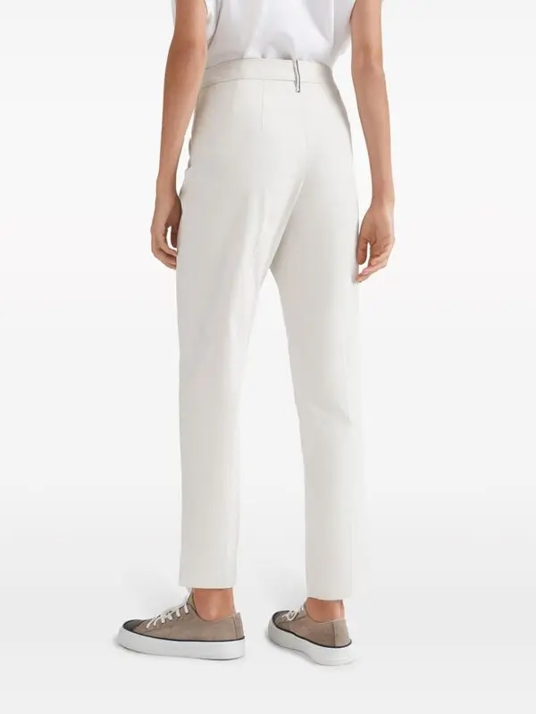 Brunello Cucinelli Stretch-cotton Capri Trousers