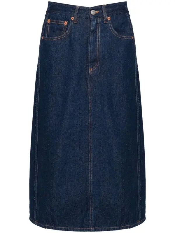 MAISON MARGIELA Denim Midi Skirt