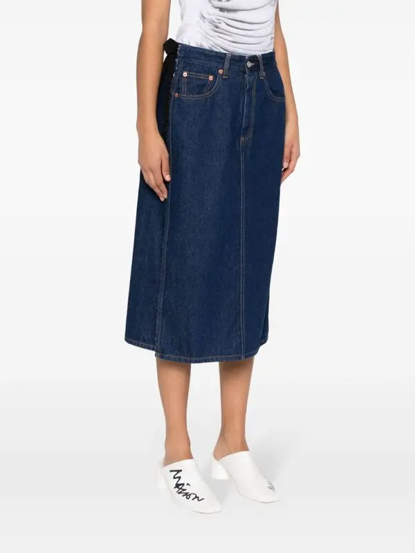 MAISON MARGIELA Denim Midi Skirt