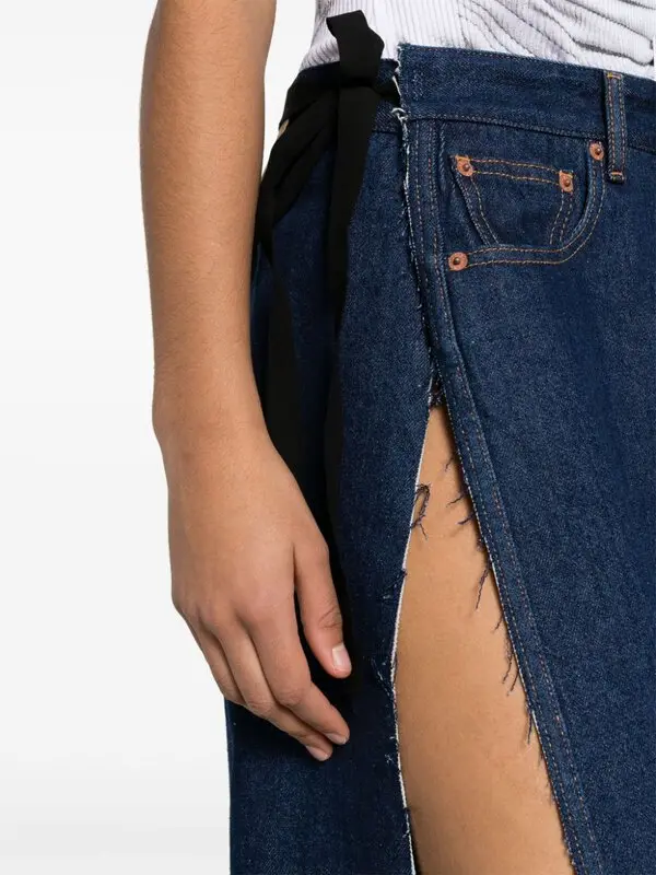 MAISON MARGIELA Denim Midi Skirt