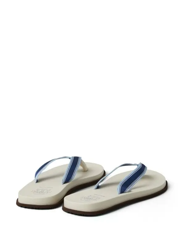 Brunello Cucinelli Leather Flip Flops