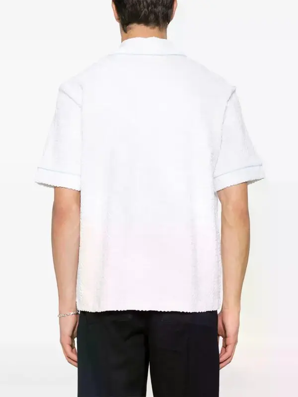 Casablanca Monogram Terry-cloth Shirt - White