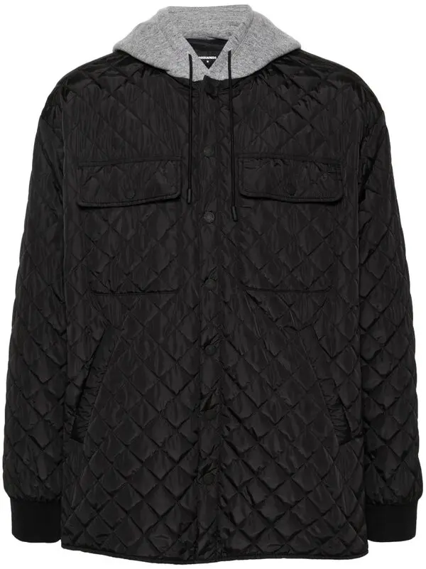 Dsquared2 Quilted Hooded Jacket