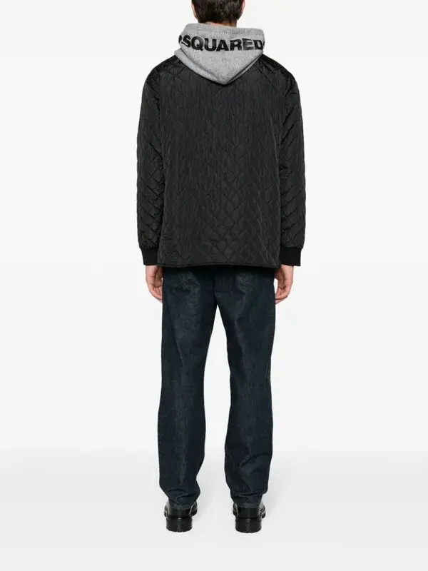 Dsquared2 Quilted Hooded Jacket