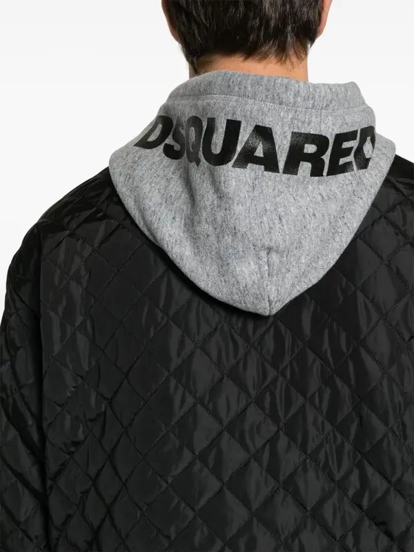 Dsquared2 Quilted Hooded Jacket