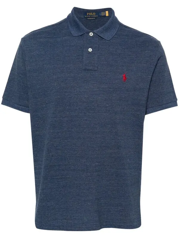 Polo Ralph Lauren Polo Pony Cotton Polo Shirt - Blue