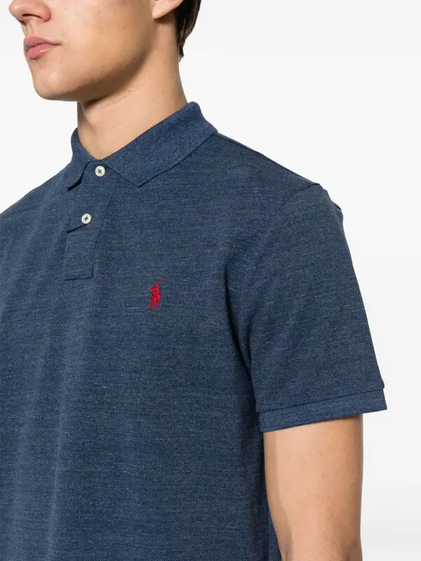 Polo Ralph Lauren Polo Pony Cotton Polo Shirt - Blue