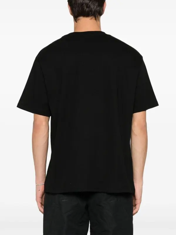 Gcds Lounge Cotton T-shirt - Black