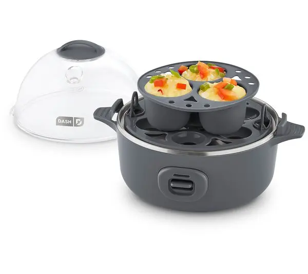 DASH Ultimate Express Egg Cooker With Egg Bitetray & Recipes