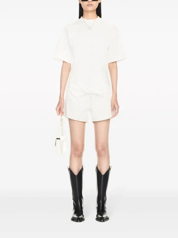 Off-White Arrows-motif Twisted Shirt - White