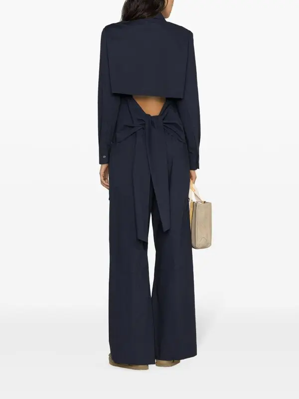 P.a.r.o.s.h Straight-leg Cargo Trousers - Blue