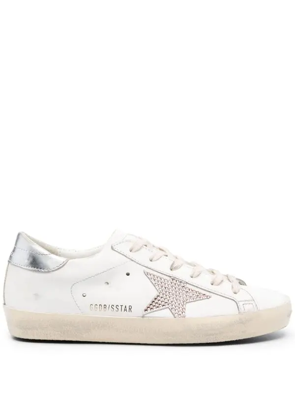 GOLDEN GOOSE Super-star Leather Sneakers - White