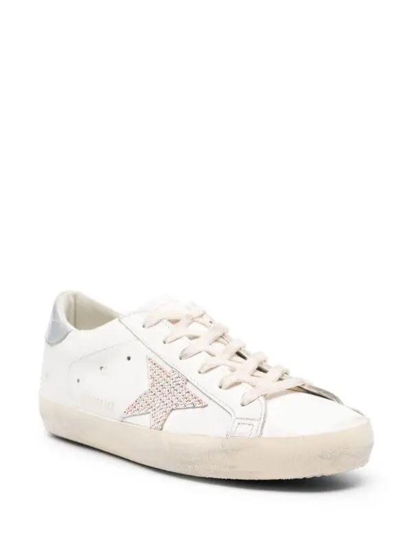 GOLDEN GOOSE Super-star Leather Sneakers - White