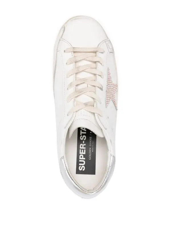GOLDEN GOOSE Super-star Leather Sneakers - White