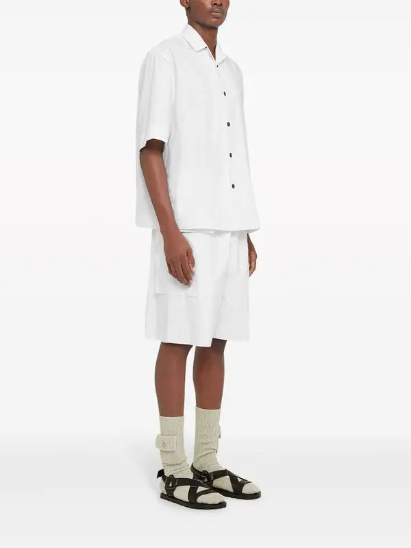 JIL SANDER Short-sleeve Cotton Shirt - White