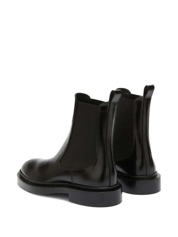 JIL SANDER 30mm Leather Ankle Boots