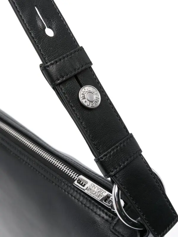 Moschino Adjustable Leather Shoulder Bag
