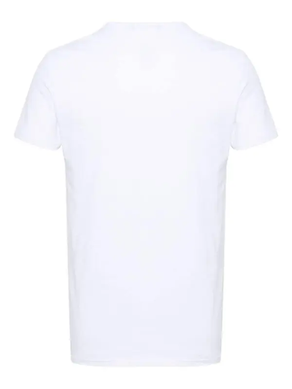 Versace Logo-print Cotton T-shirts - White