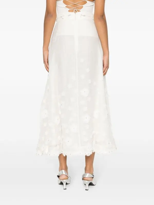 Zimmermann Matchmaker Lift Off Appliquéd Skirt