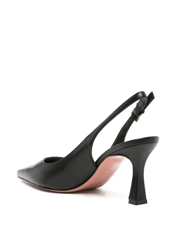 Roberto Festa 90mm Frans Leather Slingback Pumps - Black