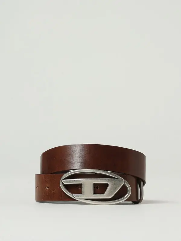 Diesel Leather Belt - Brown