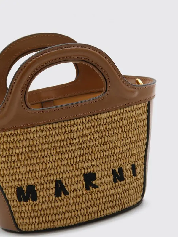 Marni Raffia Top Handle Bag