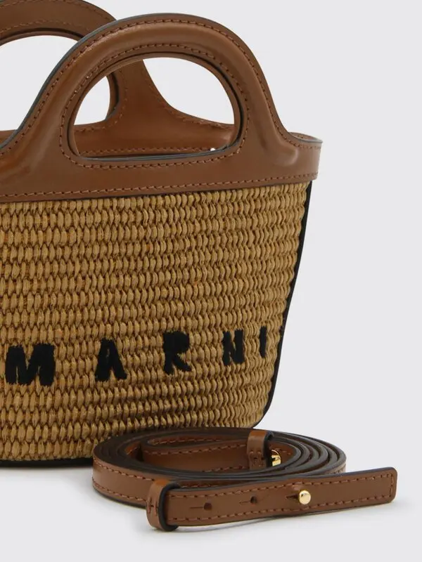 Marni Raffia Top Handle Bag