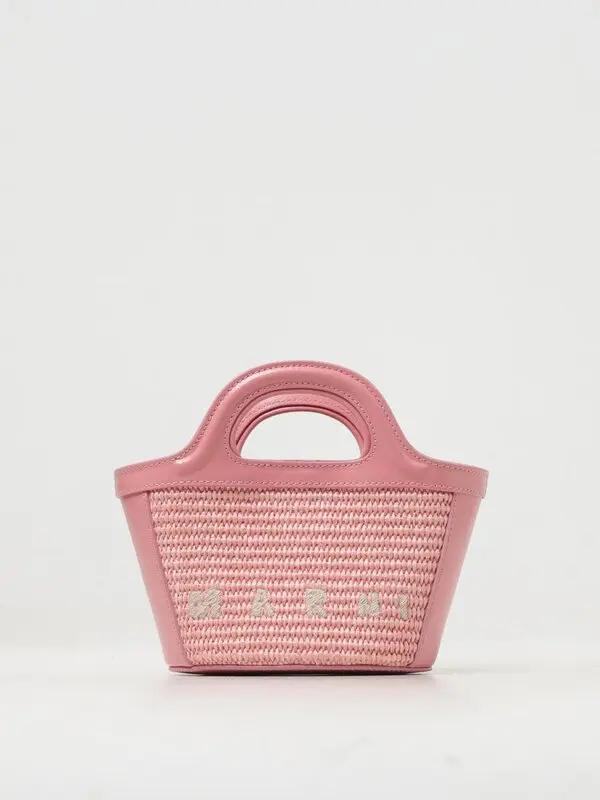 Marni Raffia Top Handle Bag