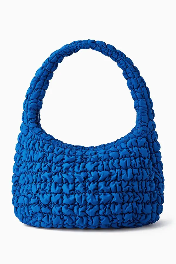Cos Quilted Crossbody Bag In Blue - 50% Off | Editorialist