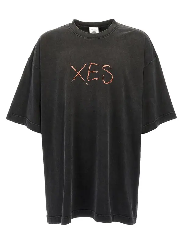 Vetements Xes' T-Shirt In Black - 34% Off | Editorialist