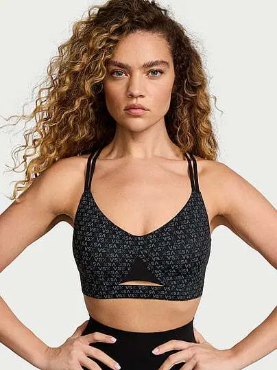 Victoria's Secret Vsx Elevate™ Strappy-comfort Sports Bra - Print