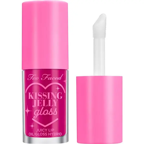 TOO FACED Kissing Jelly Lip Oil Gloss - Raspberry